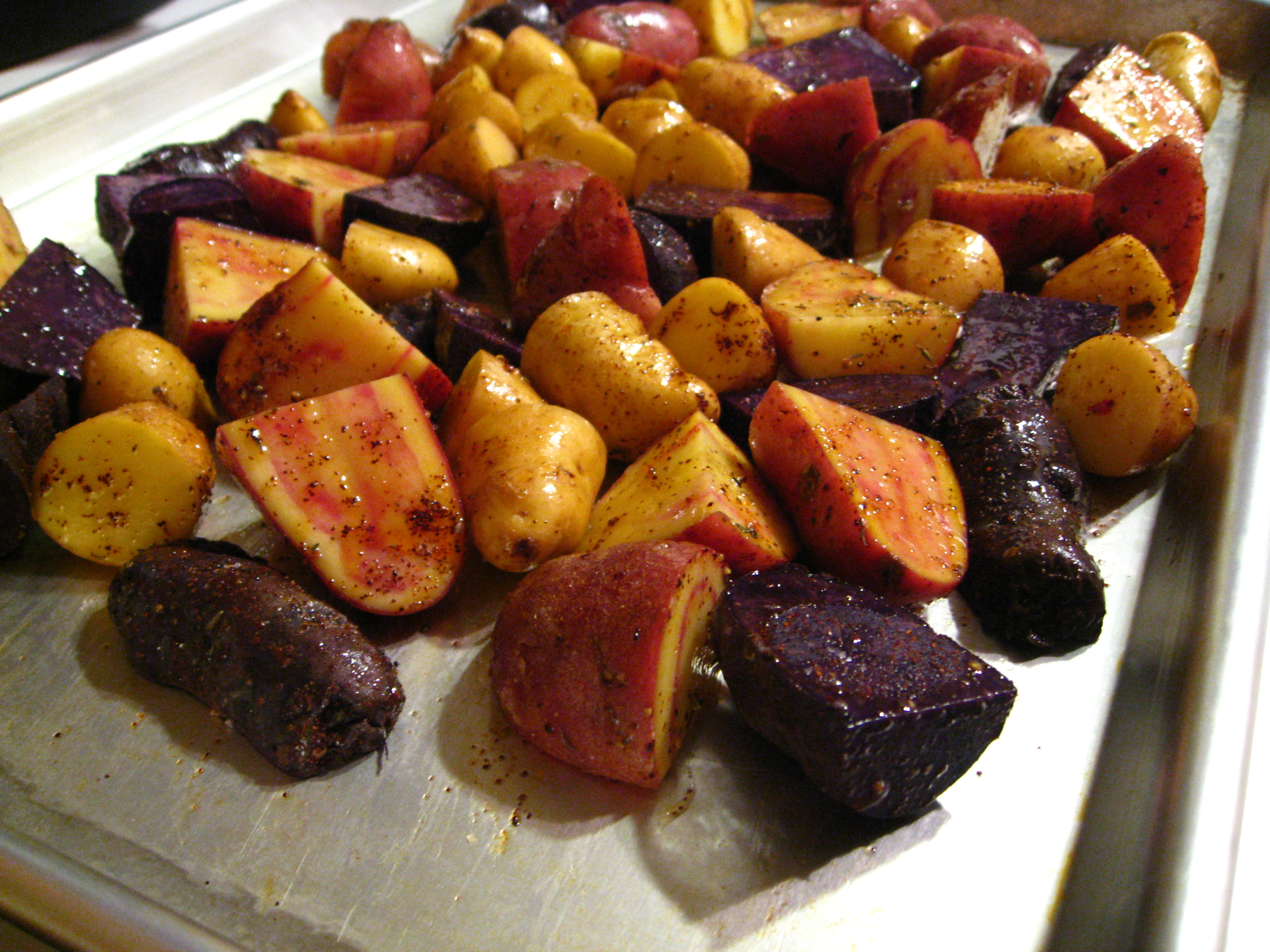 Crispy Cayenne Roasted Potatoes | 8.ate@eight